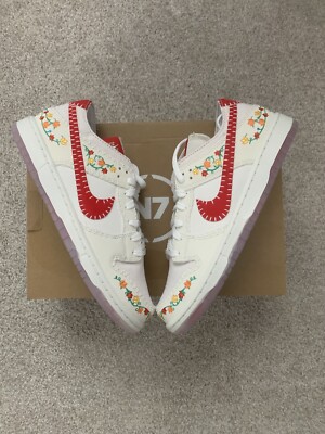 Size 9 - Nike SB Dunk Low Decon N7 - Sail University Red | eBay