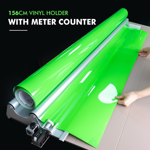 Transfer Roller w/ Meter Counter Sturdy for Vinyl Wrap Film Roll Holder ...