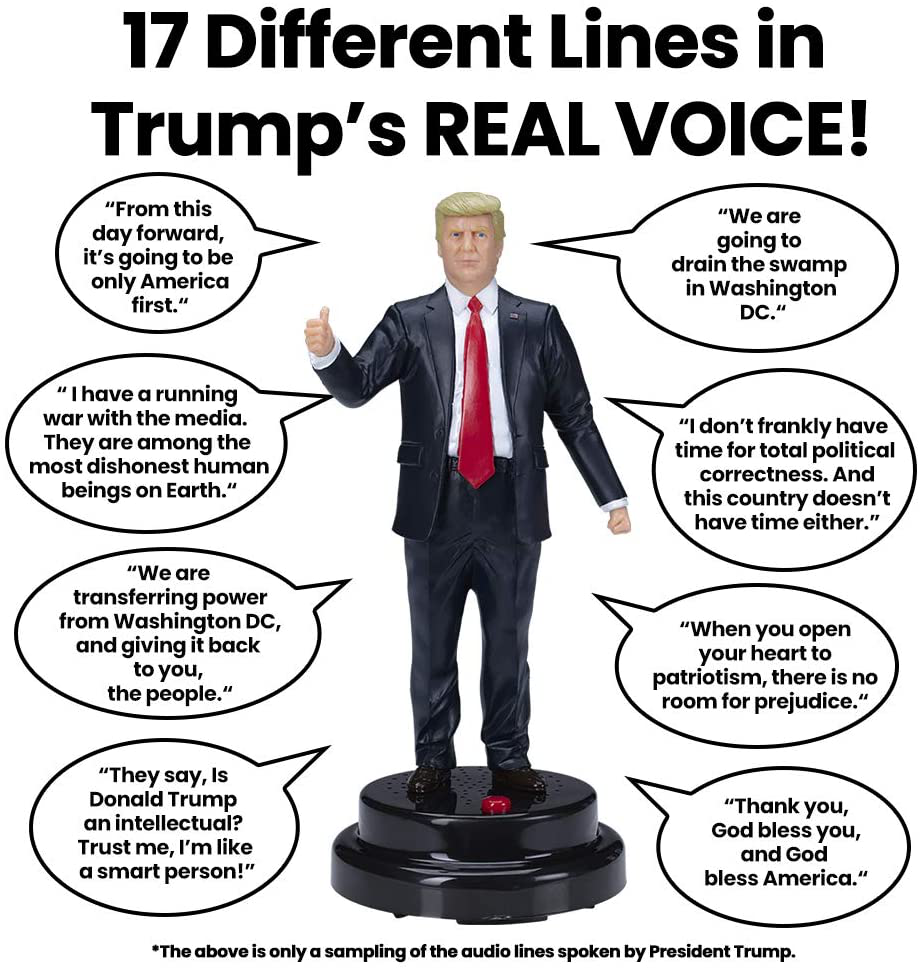 Donald Trump Talking Figure - Says 17 Different Audio Lines in TRUMPS ...