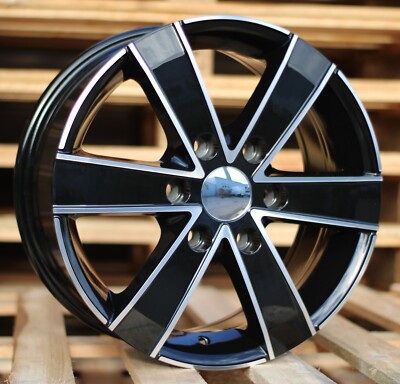 4x 16 inch 6x130 1250KG BLACK wheels for Mercedes Sprinter VW Crafter ...