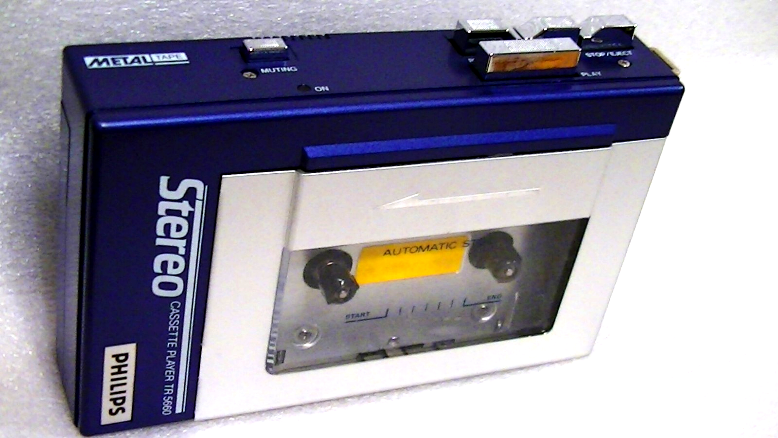 VINTAGE PHILIPS WALKMAN CASSETTE PLAYER, tested, Works | eBay