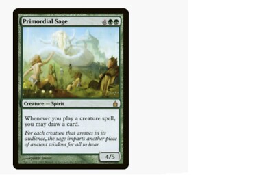 Primordial Sage + 10 random rares! mtg rare Christmas gift!! magic | eBay