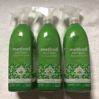 Method® Antibac All-purpose Cleaner, Spray, 28-oz. Bamboo Scent, 3 | eBay