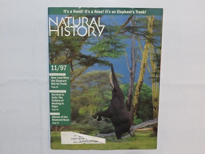 Natural History Magazine 1997 November 6G | eBay