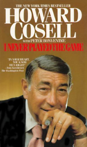 I Never Played the Game by Peter Bonventre and Howard Cosell ( BB112 ...