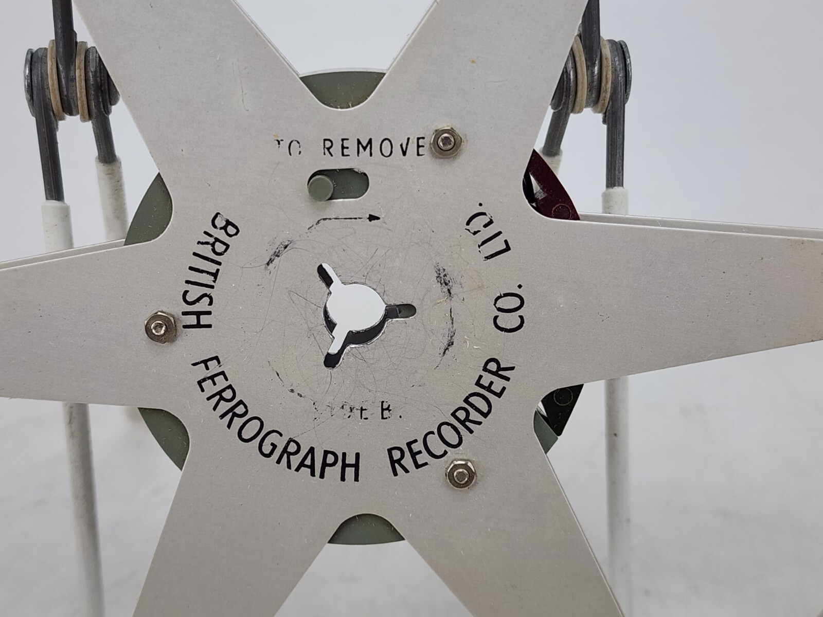 Vintage Ferrograph Metal Reel To Reel Tape Take-Up 7" 1/4" Box AS IS #3 ...