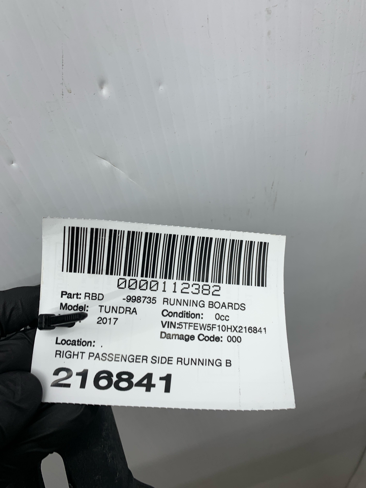 2007-2021 TOYOTA TUNDRA OEM RIGHT PASSENGER SIDE RUNNING BOARD *WEAR ...