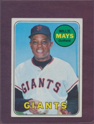 1969 Topps Willie Mays #190 HOF San Francisco Giants VG-EX CENTERED | eBay