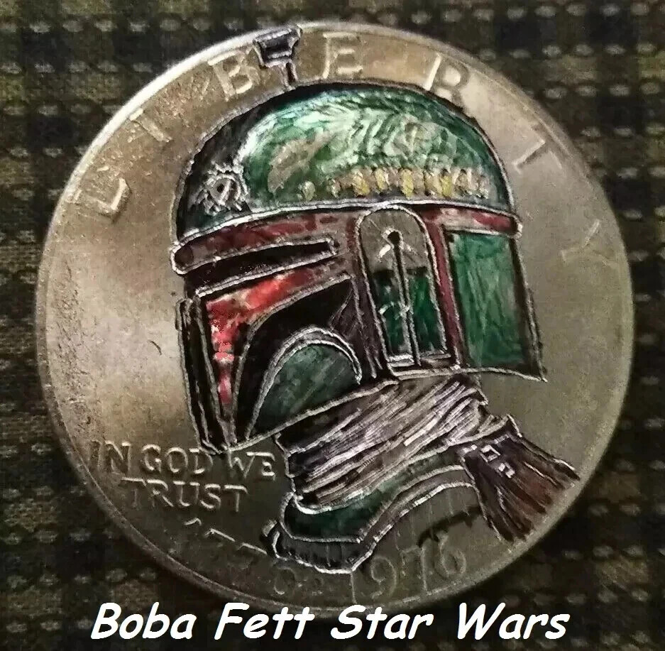 Hobo Nickel hand carved original by J&M Tarantula buffalo as the blood ...