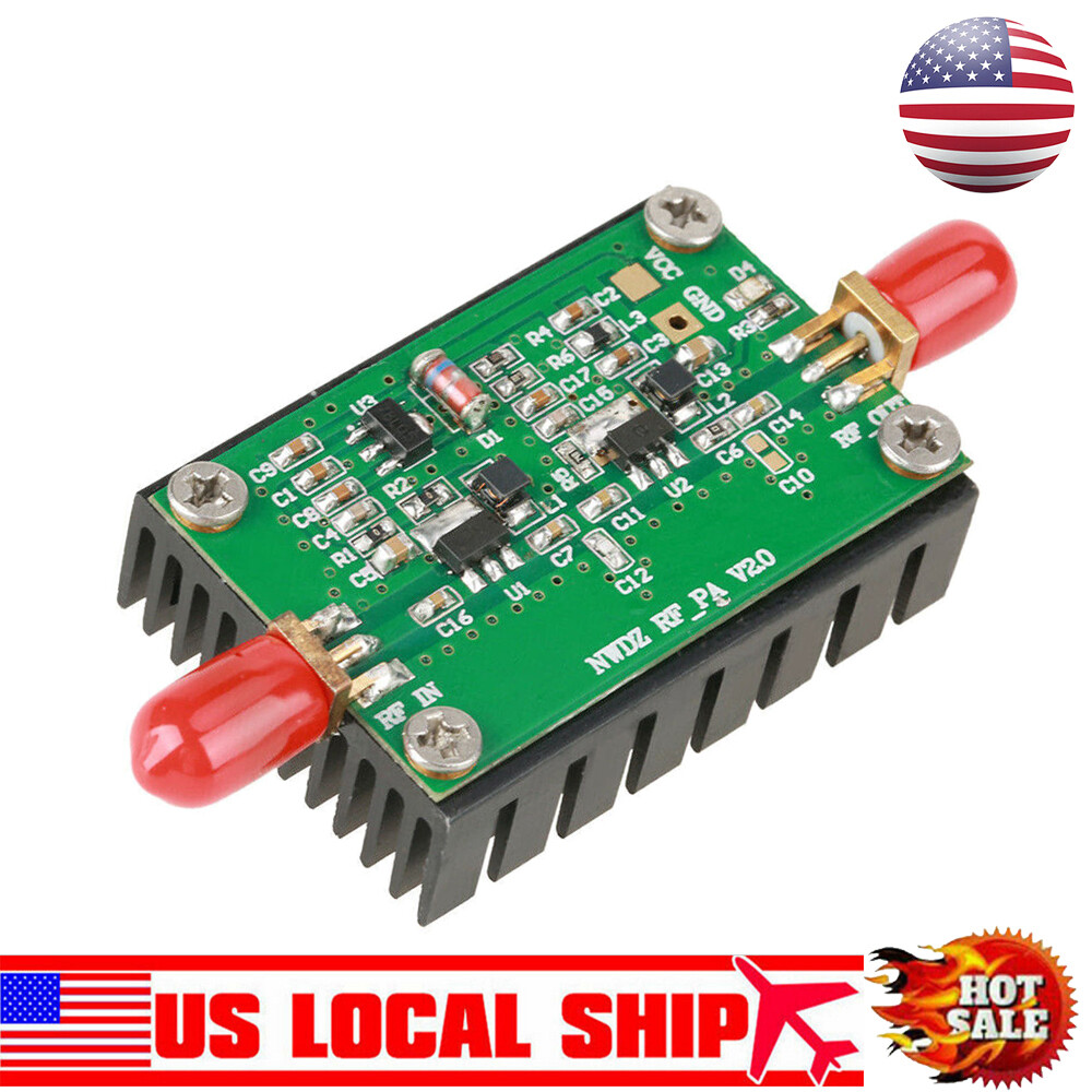 3W 2MHZ-700MHZ RF Power Amplifier HF VHF UHF FM Transmitter Module For ...