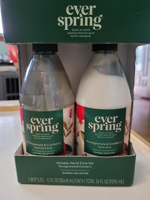 Hand Soap & Lotion Everspring Holiday Pack - Pomegranate & Cranberry ...