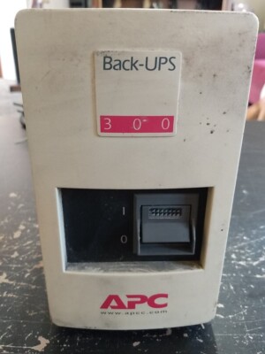 APC BK300 300 VA Back-UPS 300 UPS Power Backup Uninterruptible Computer ...