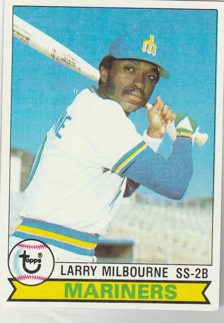 FREE SHIPPING-NRMINT-1979 Topps Larry Milbourne Seattle Mariners 199 | eBay