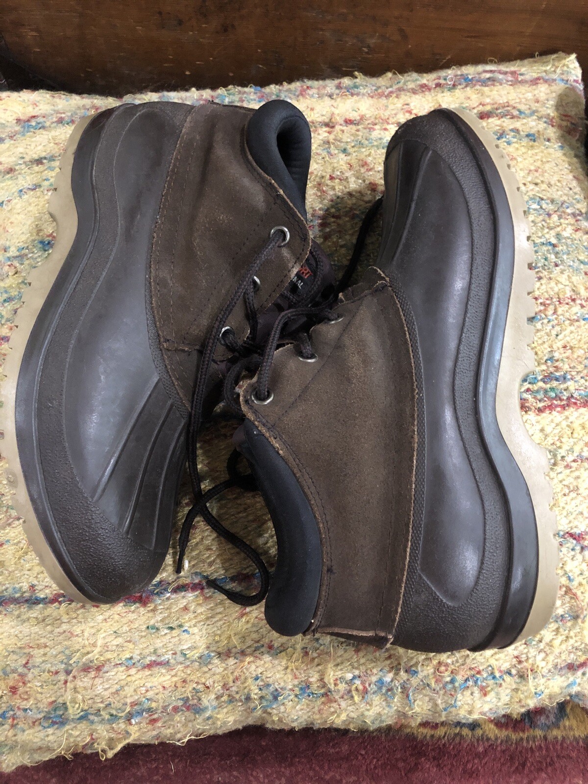 Aspen Sport Snow Mud Duck Brown Leather Ankle Boots Lace Up Thinsulate ...
