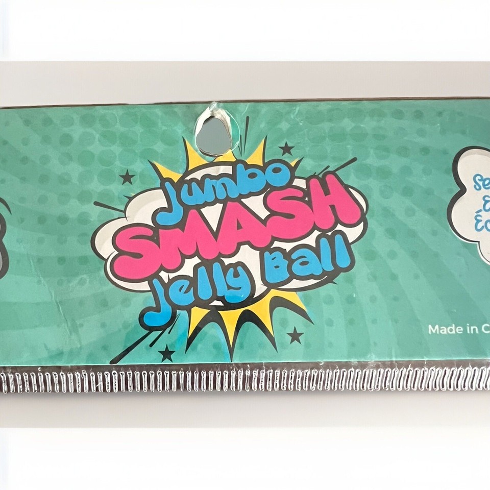 Viral Jumbo Smash Jelly Ball Fidget Green & Blue SQUISH, SMASH SRETCH ...
