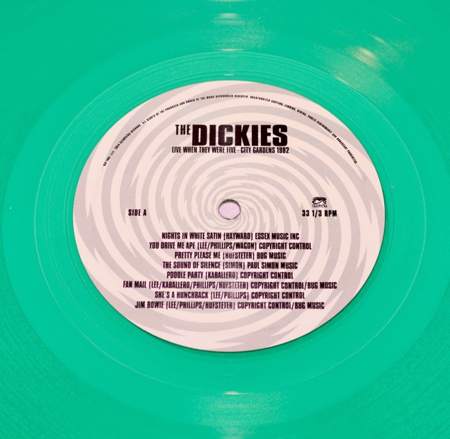 Live When They Were Five by The Dickies (Record, 2014) for sale online | eBay