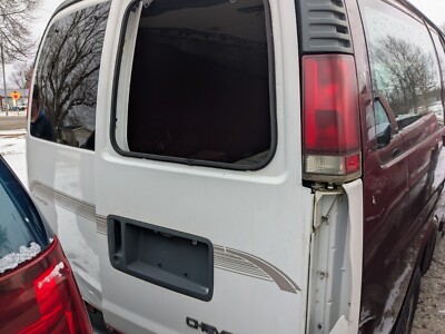 DOOR 96-24 Chevy GMC Van RIGHT BACK DOOR White | eBay