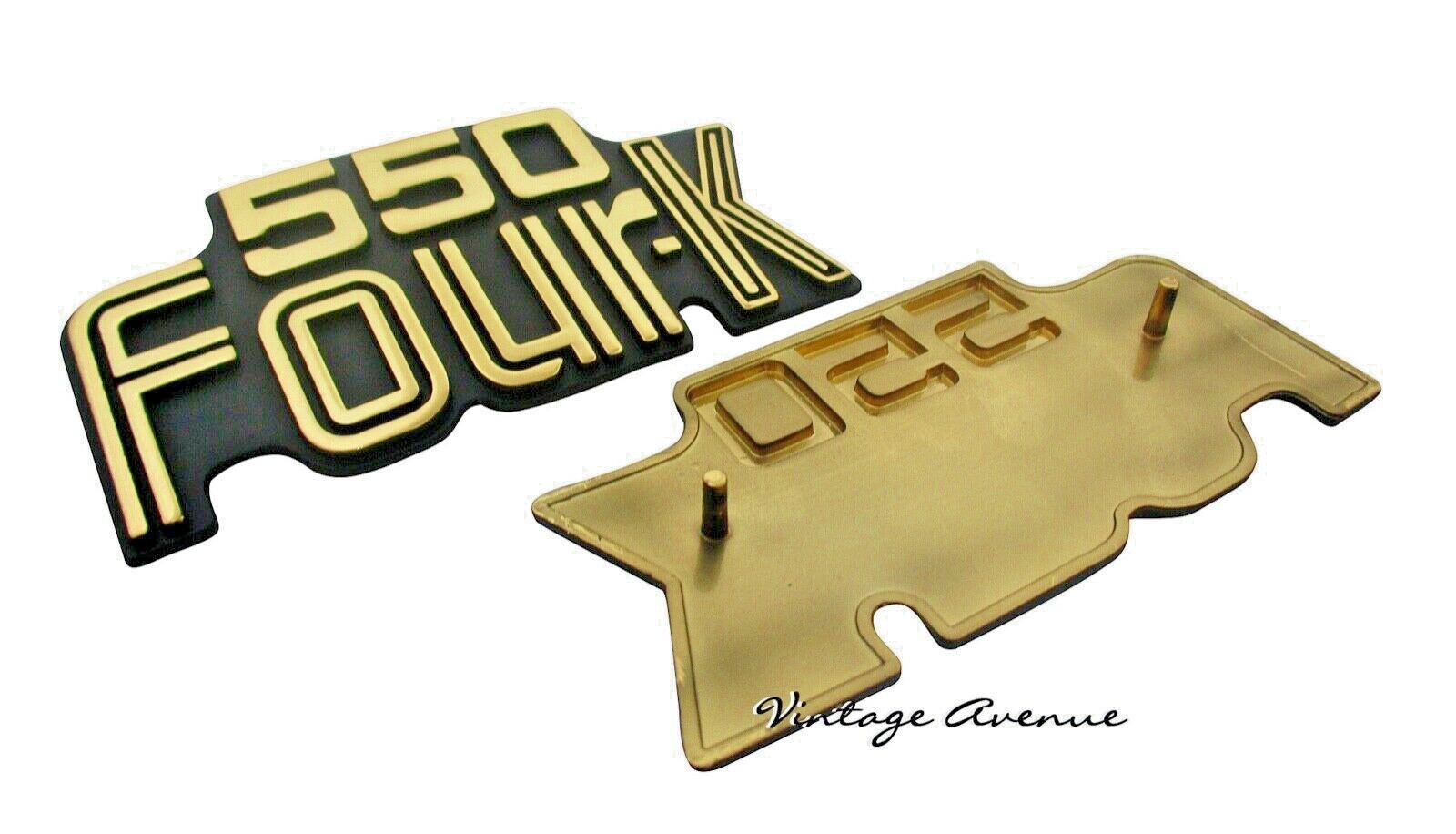 HONDA CB550K FOUR CB550 K3 1977 77 SIDE COVER EMBLEM BADGE LOGO [TW404 ...