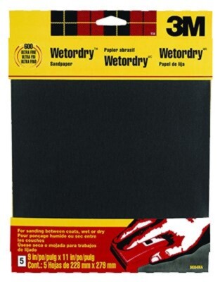 3M 400 Wet-Or-Dry Sandpaper 5Pk | eBay