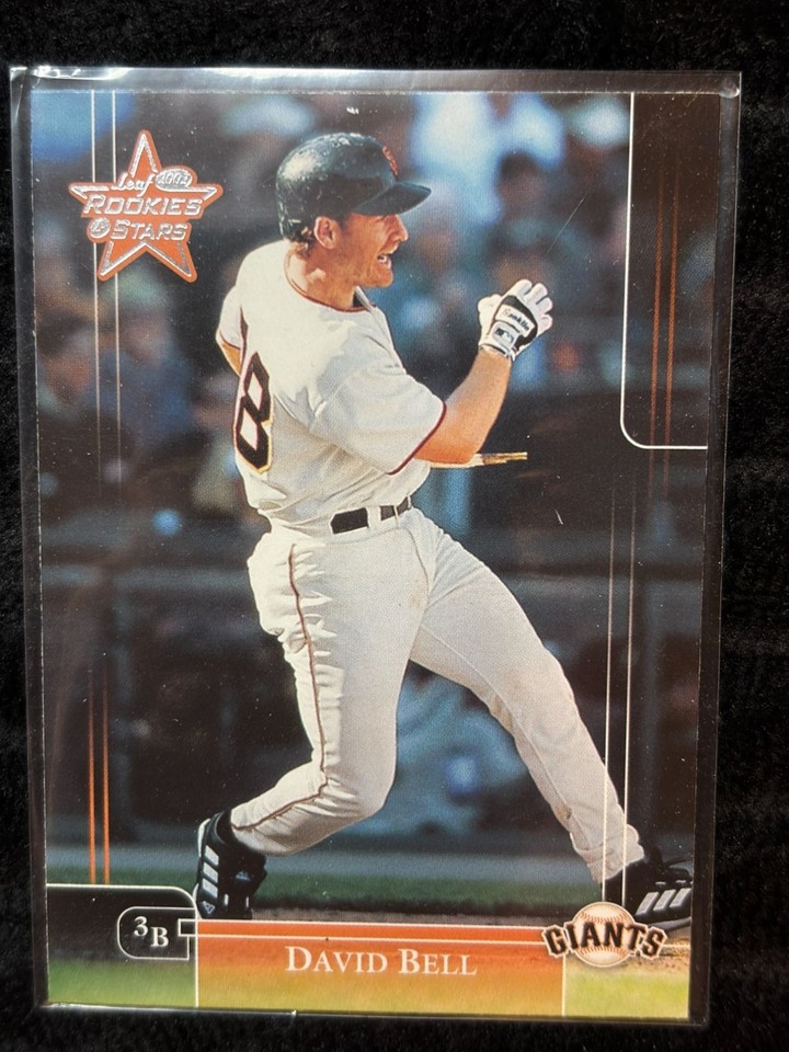 2002 David Bell Leaf Rookies & Stars Baseball Card #239 San Francisco ...