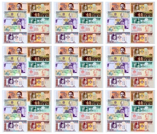 Lots 100 World Banknotes From 10 Different Paper Money UNC Brand New ...