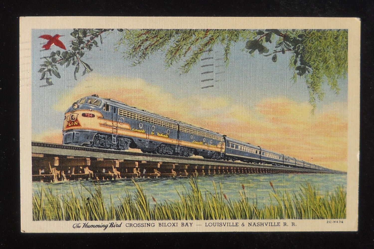 1953 Louisville and Nashville Railroad The Humming Bird Diesel Train ...