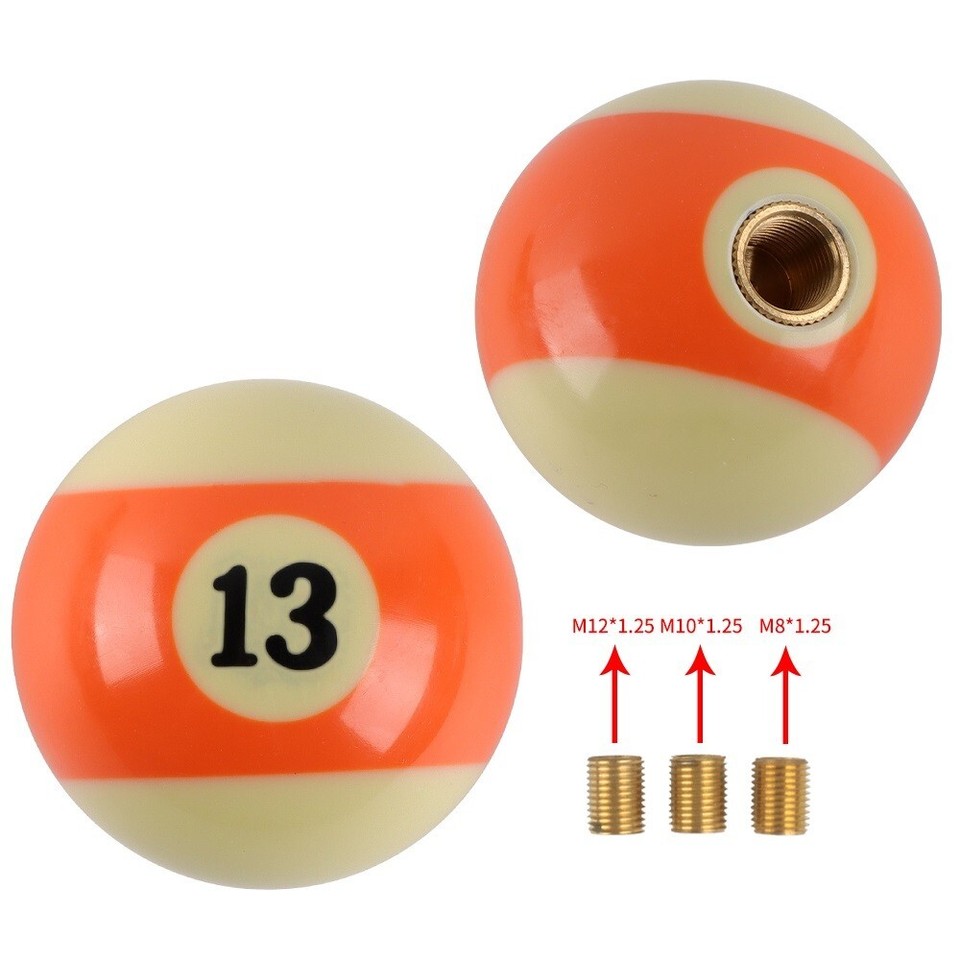 Universal No.13 Billiard Ball Custom Manual Car Gear Shift Knob Shifter ...