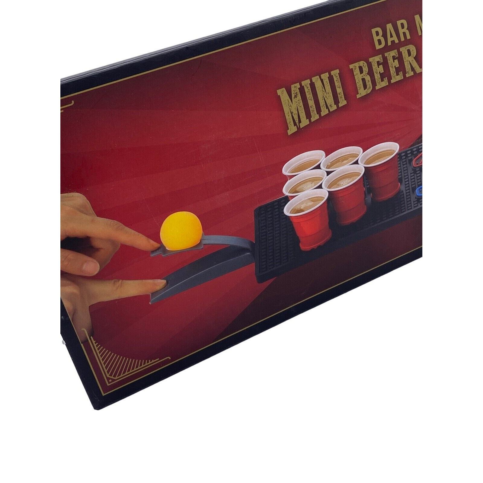 The Original Fun Workshop Bar Mat Mini Beer Pong Two Player Set-New | eBay