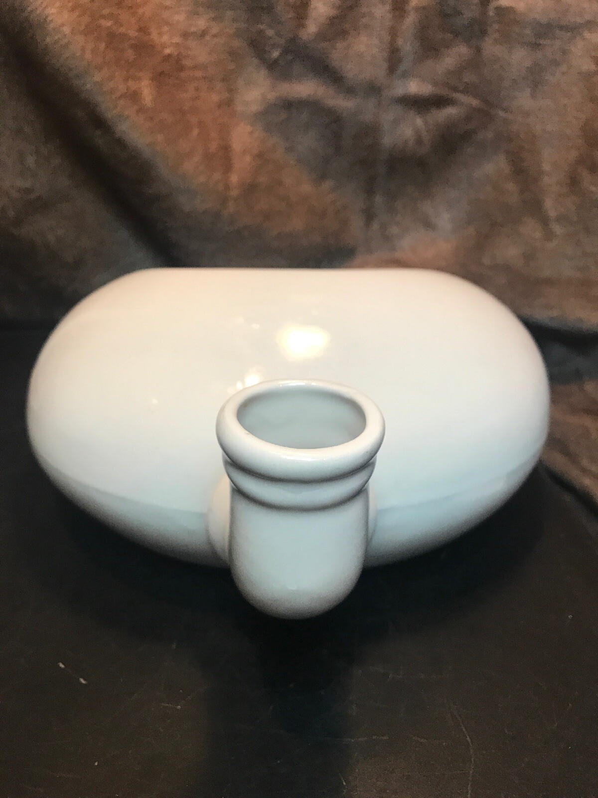 Antique Stone China Porcelain Chamber Pot&Urine Specimen Glass Bottle ...