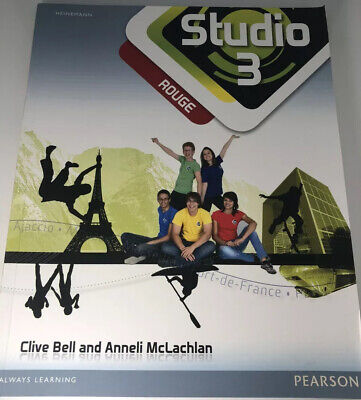 Pearson Studio 3 Rouge French Textbook 11-14 Brand New Unused ISBN ...