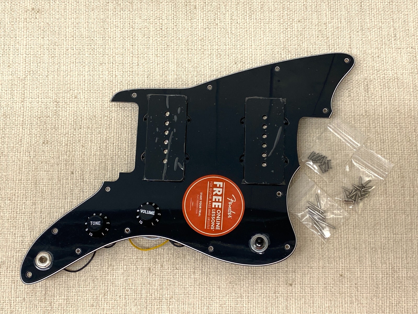 OEM Genuine Fender Squier JAZZMASTER LOADED PICKGUARD Affinity Electric ...