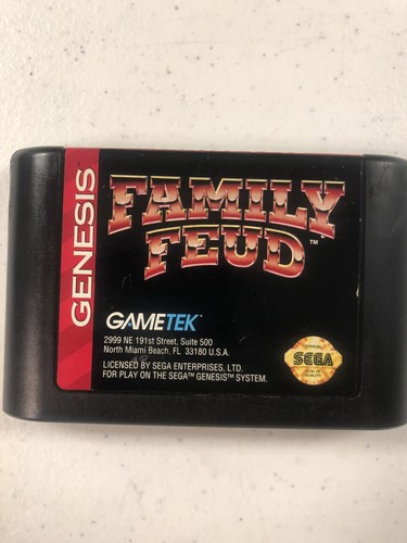 Family Feud PL Cartridge Sega Genesis Video Game | eBay
