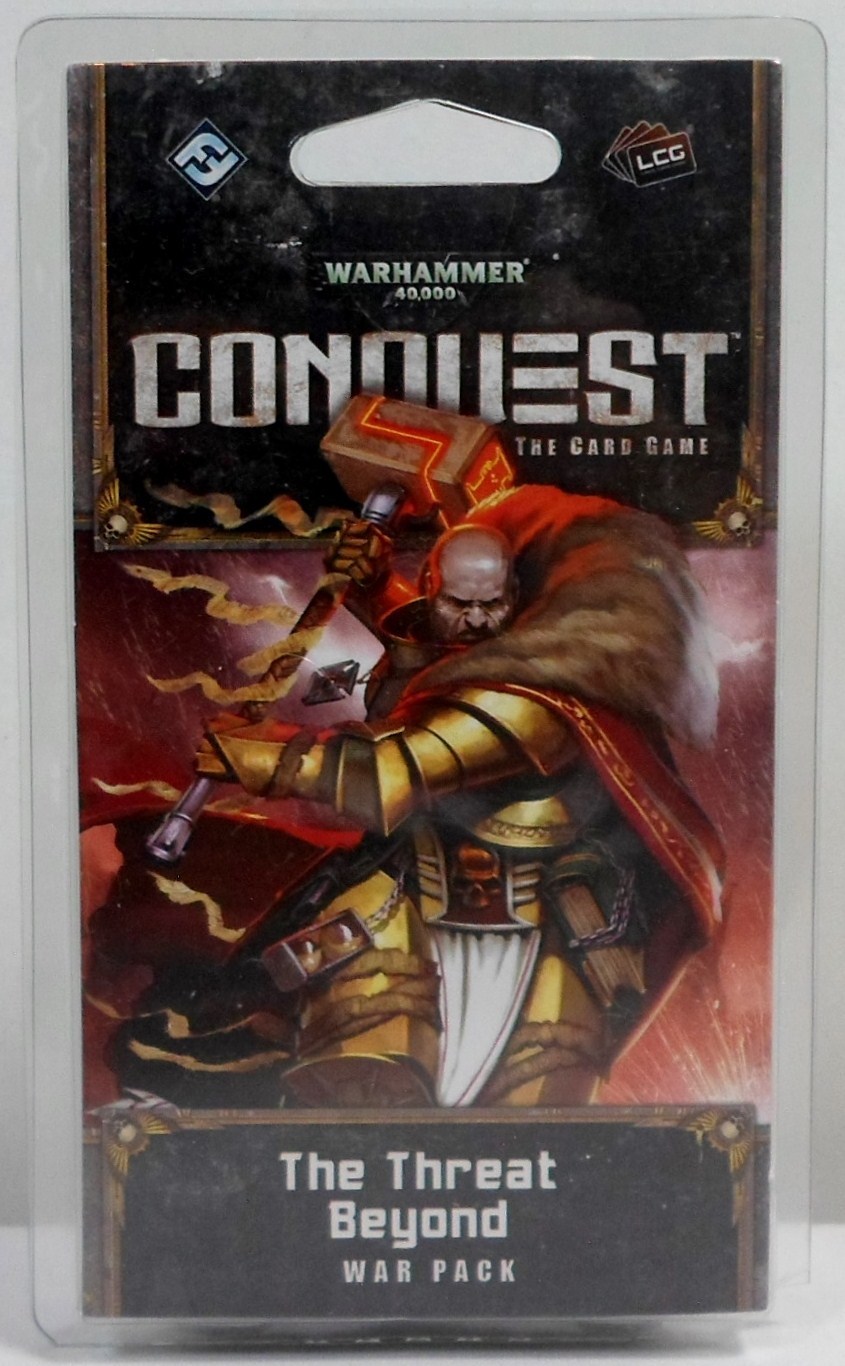 WARHAMMER 40K CONQUEST CARD GAME THE THREAT BEYOND WAR PACK EXPANSION ...