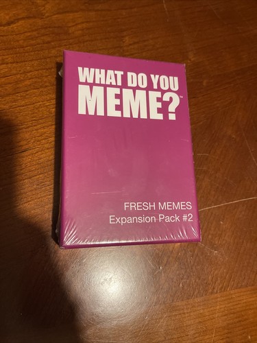 WHAT DO YOU MEME? FRESH MEMES - EXPANSION PACK 2 FACTORY SEALED ...
