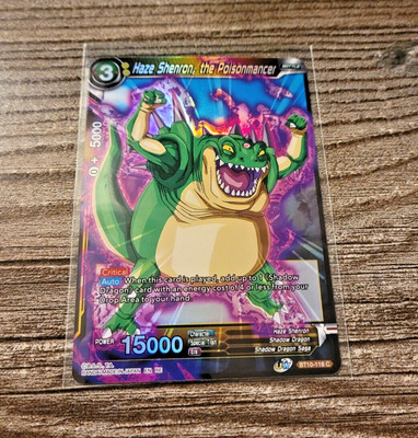 Dragon Ball Super Haze Shenron, The Poisonmancer Foil BT10-118 C 2nd Ed ...