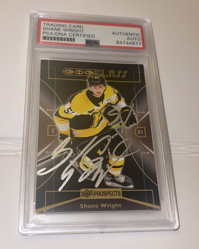Shane Wright Autograph Signed 2020 Upper Deck Kingston Rookie Card PSA ...