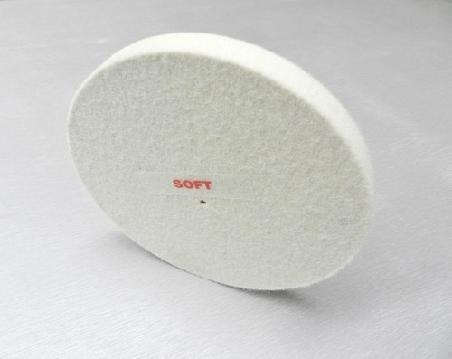 5" x 1/2" Soft Felt Wheel Square Edge Polishing Buffing Wheel Felt Buff ...