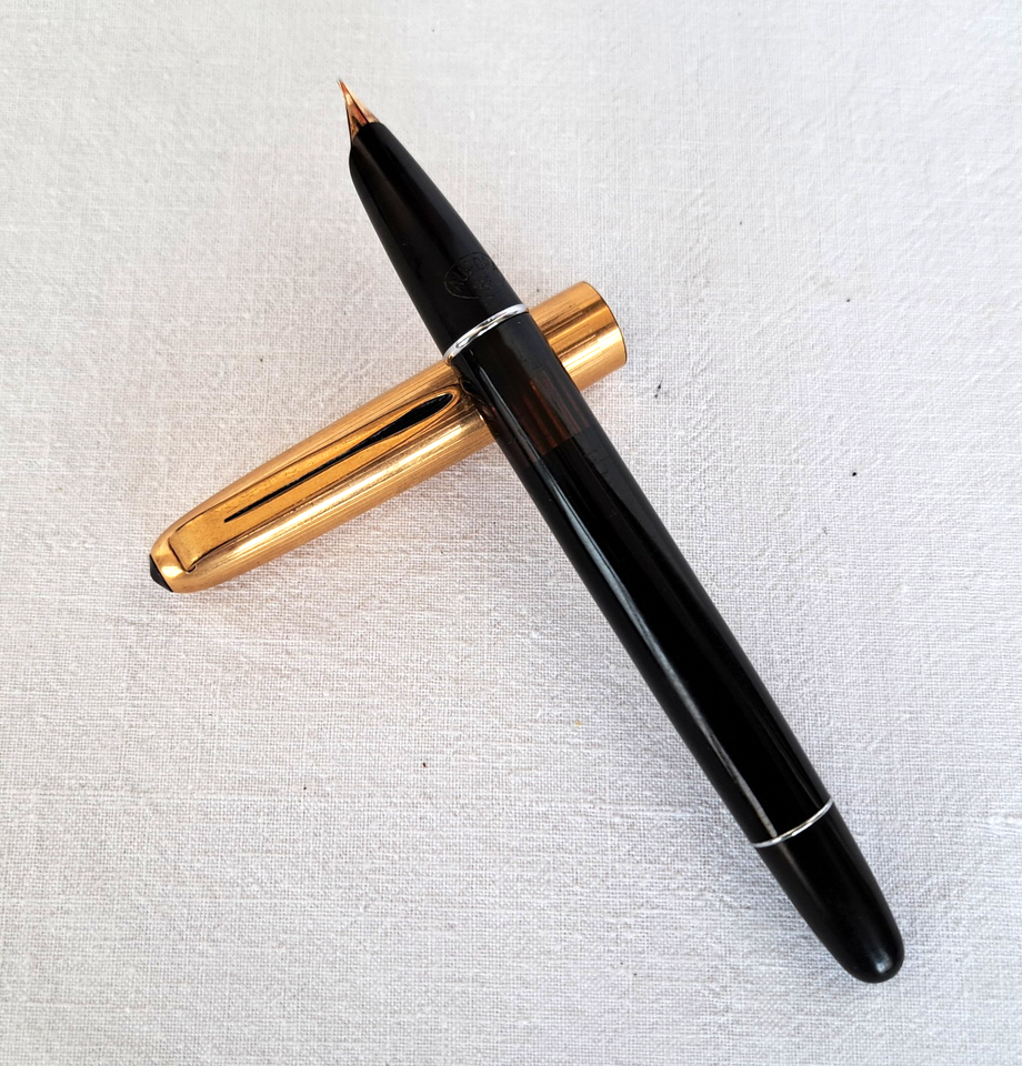 PENNA STILOGRAFICA AURORA 88 CLIP PIATTA 1960 VINTAGE ITALIAN FOUNTAIN ...