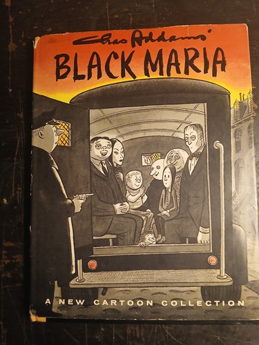 Chas Addams BLACK MARIA Comic Cartoon Book Hard Cover 1960 1st Print ...