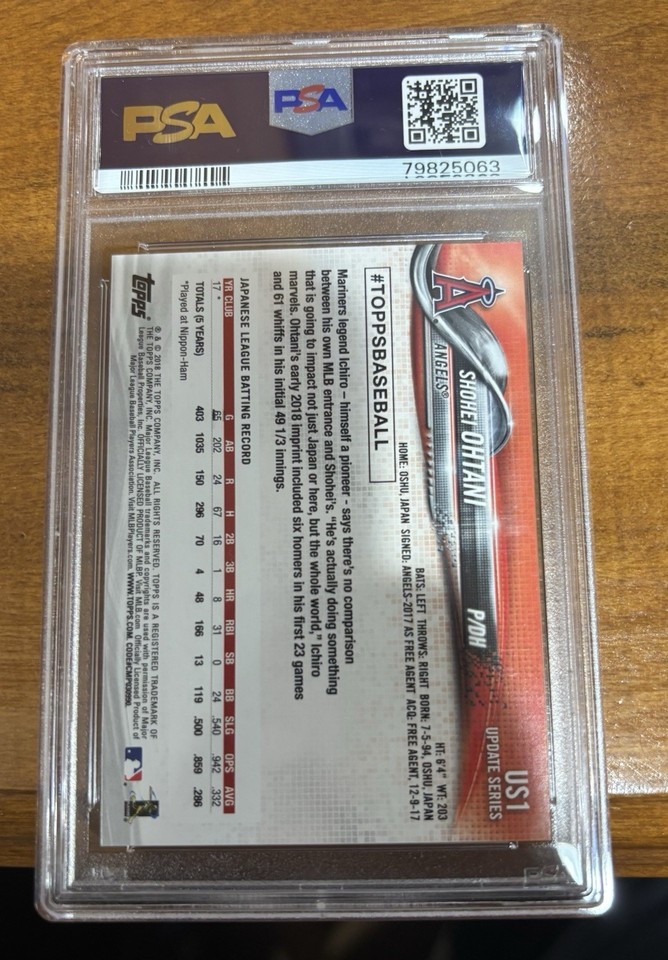 2018 Topps Update Series - Shohei Ohtani #US1 Pitching, Red Jersey (RC ...