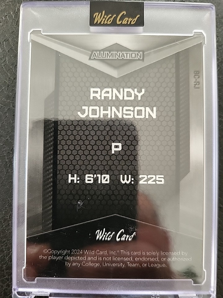 2024 Wild Card Alumination Just the Hits Randy Johnson 5/5 | eBay