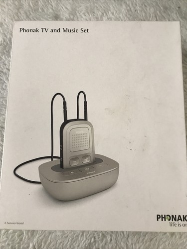 Phonak ComPilot II with Phonak TV Link II Base Station TV and Music Set ...