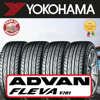 X4 225 35 18 87W XL YOKOHAMA ADVAN FLEVA V701 Amazing A Rated Tyres 225 ...