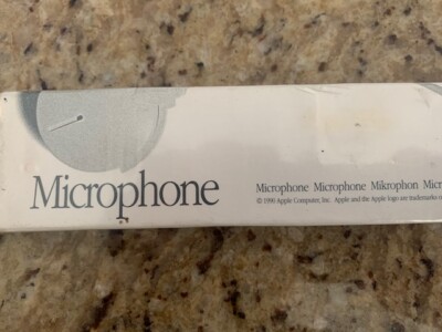 Microphone Vintage 1990 Apple Mac Computer Mic - Sealed and New | eBay