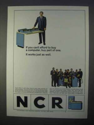 1966 NCR Computer Ad - Buy Part of One | eBay