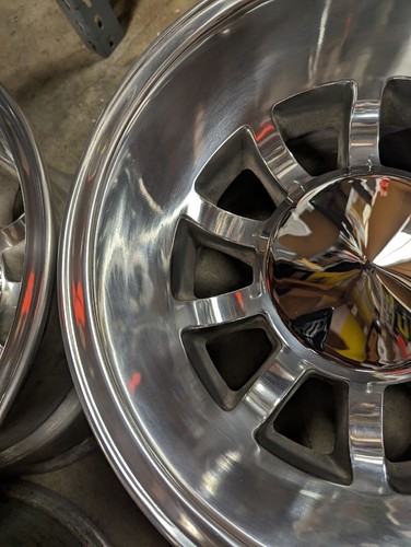Vintage 6-lug 15X10 Western Bullet Mag Wheels Truck Chevy Van 4x4 ...
