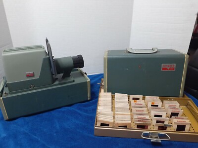 Vintage Argus 300 Automatic 35mm Projector Green with transparency from ...
