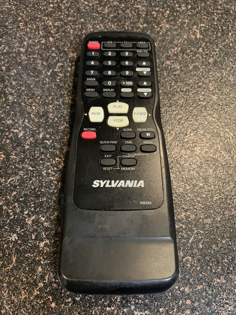 Genuine SYLVANIA N9294 TV VCR Remote Control IR Tested for sale online ...