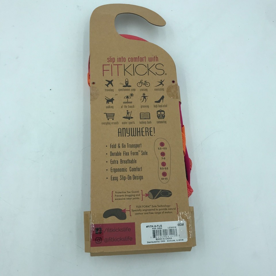 Fitkicks Women's Active footwear, Yoga, Easy fold & Go shoes PICK SIZE ...