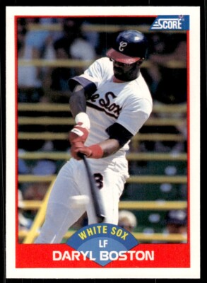 1989 Score Baseball Card Daryl Boston Chicago White Sox #443 | eBay